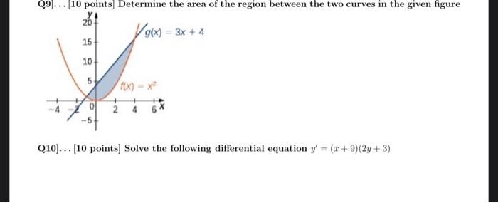 Solved Q10]... [10 points] Solve the following differential | Chegg.com