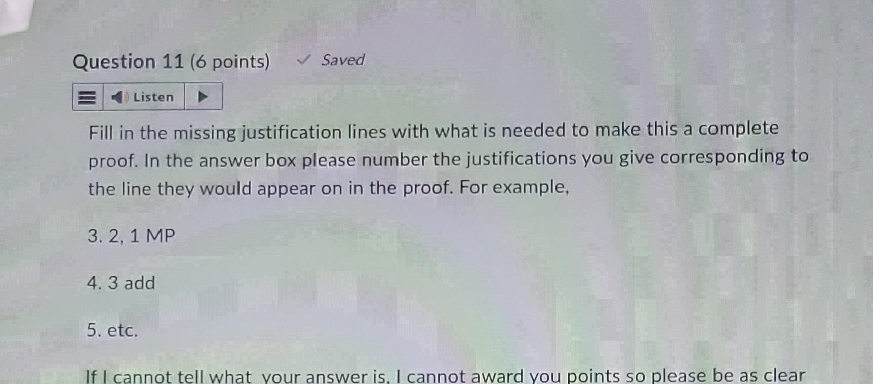 Solved 1) Rว(JวM)Fill in the missing justification lines | Chegg.com