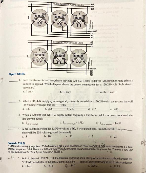 Solved 1. Each transformer in the bank, shown in Figure | Chegg.com
