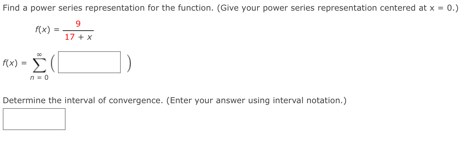 Solved Find a power series representation for the function. | Chegg.com