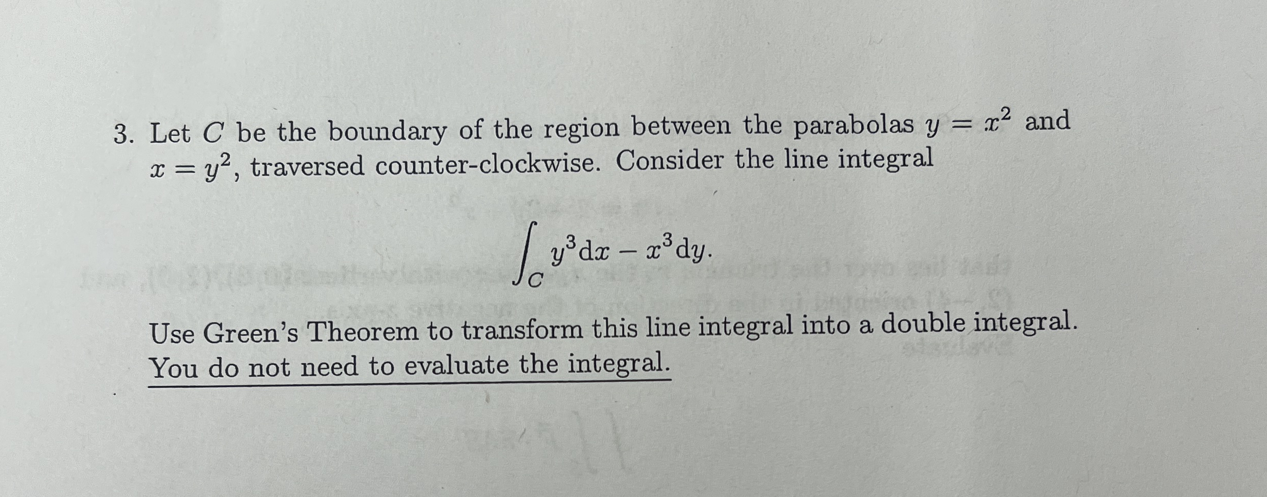 Solved Let C ﻿be the boundary of the region between the | Chegg.com