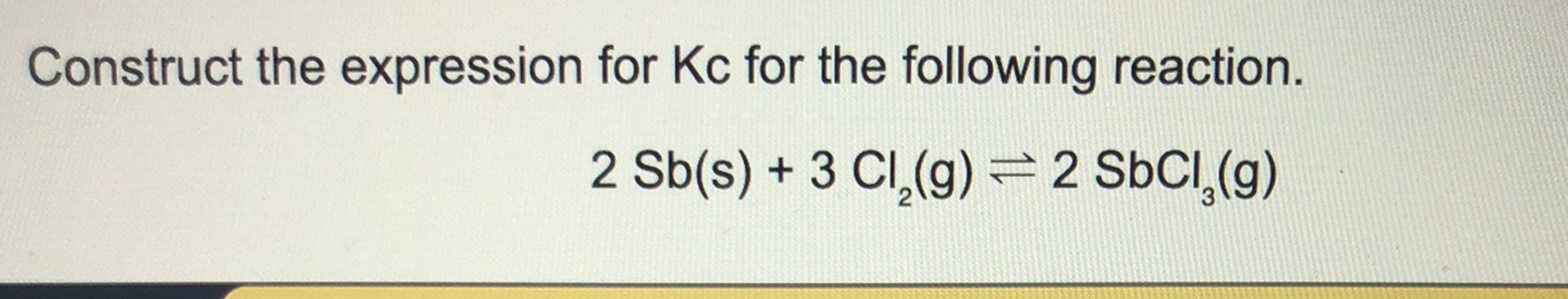 Solved Construct the expression for Kp for the following | Chegg.com