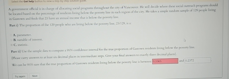 Solved Select the Get help button to view a step-by-step | Chegg.com