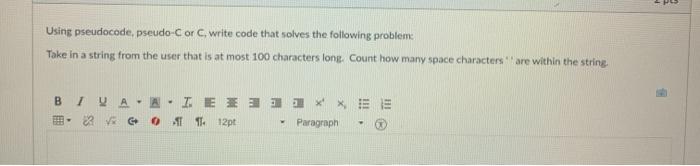 Solved Using Pseudocode Pseudo C Or Cwrite Code That Solves 6523