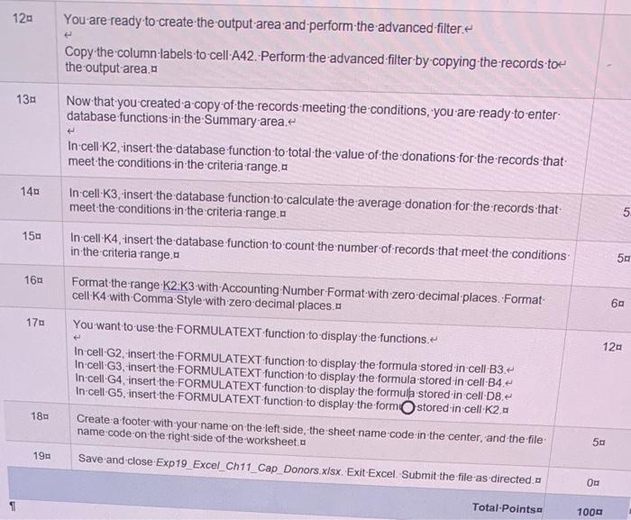 Solved 120 You are ready to create the output area and | Chegg.com