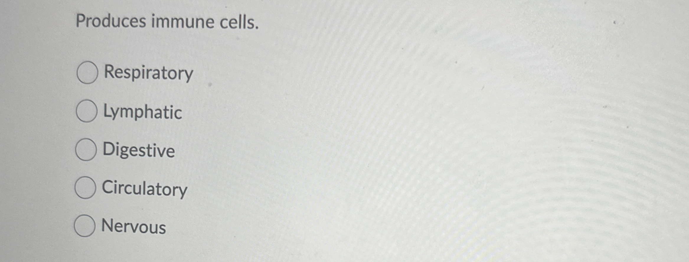 Solved Produces immune | Chegg.com