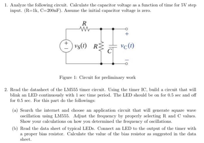 Solved 1. Analyze the following circuit. Calculate the | Chegg.com