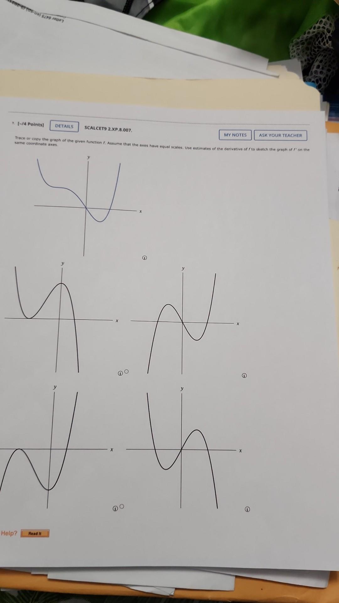 Solved Trace or copy the graph of the given function f. | Chegg.com