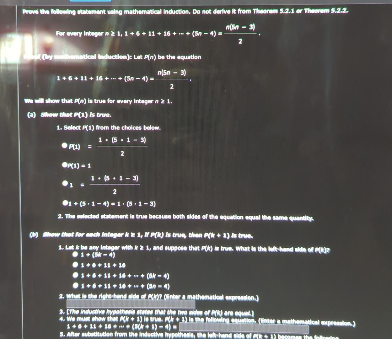 Solved Prow the following statement using mathematical | Chegg.com
