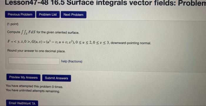Solved Compute ∬SFdS for the given oriented surface. | Chegg.com