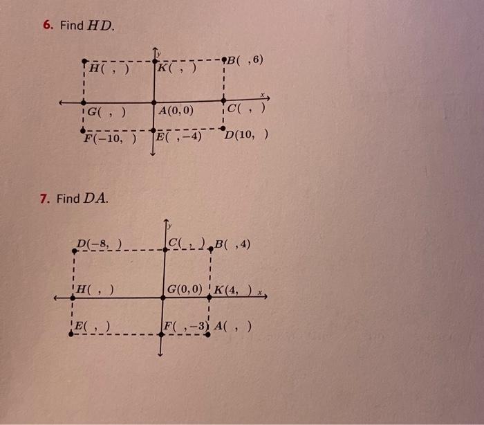 Solved Use the given information to fill in the missing | Chegg.com