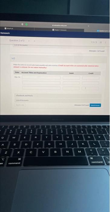 Solved Current Attempt in Progress Sheridan Auto Supply does | Chegg.com