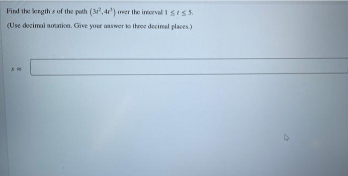 Solved Determine the speed along a parameterized path s(t) = | Chegg.com
