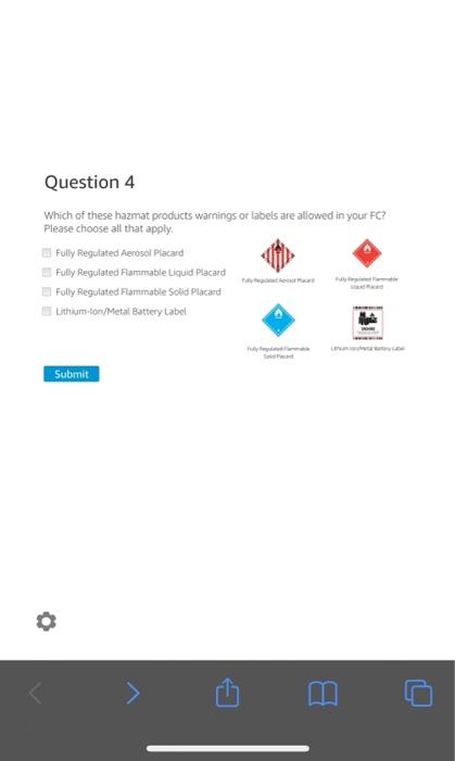 Solved Question 6 You are stowing items and come across an | Chegg.com