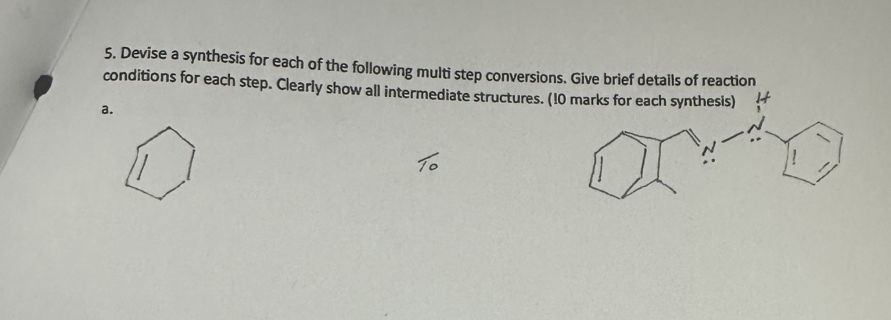 Solved Devise a synthesis for each of the following multi | Chegg.com