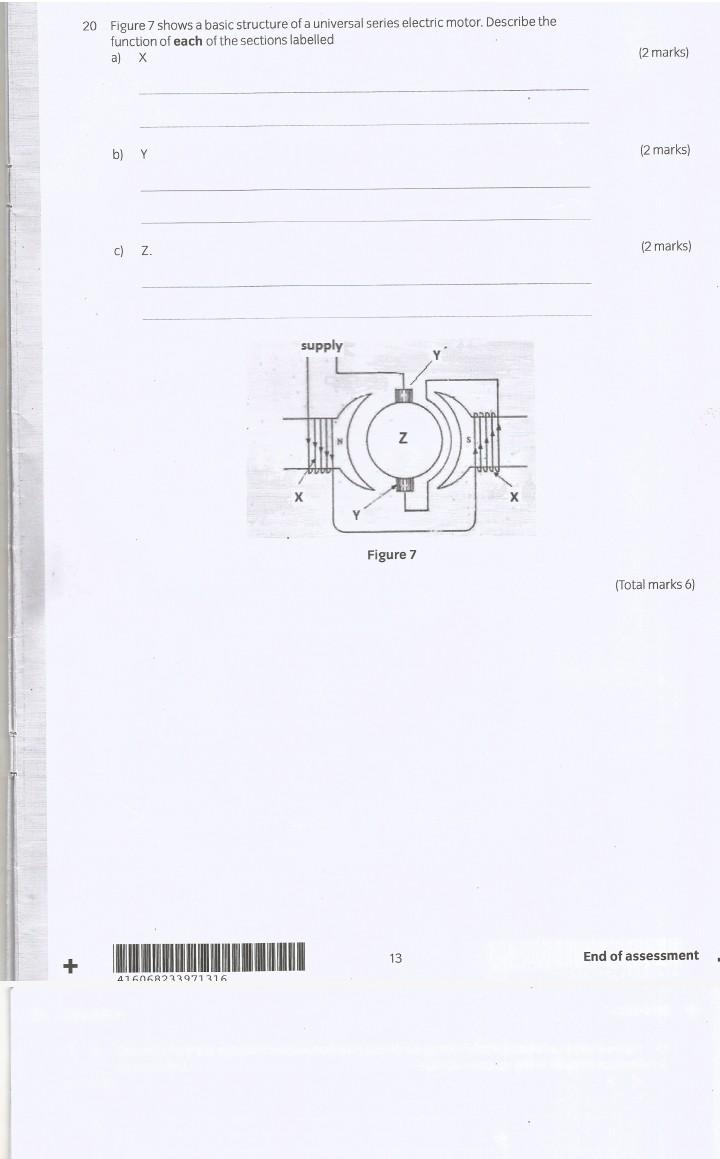 Solved 18 Figure 7 shows the basic structure of an | Chegg.com