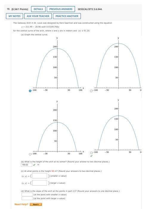 The Gateway Arch in 5t, Leuis was deogned by Eers | Chegg.com