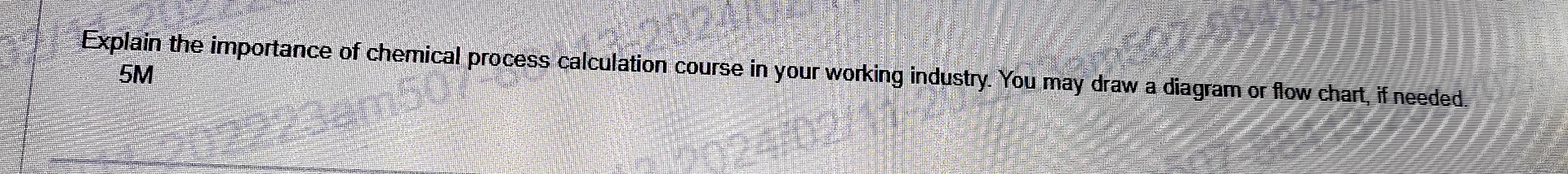 Solved Explain the importance of chemical process | Chegg.com