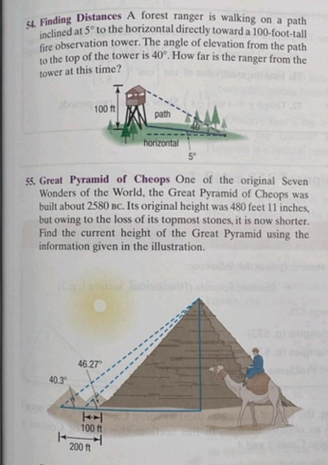 Solved 54. Finding Distances A forest ranger is walking on a | Chegg.com