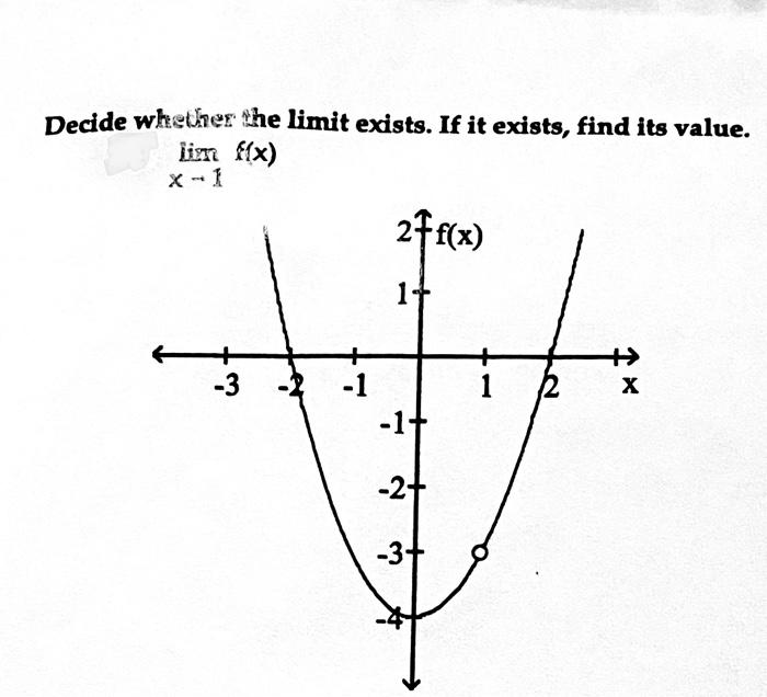 Solved decide whether the limit exist. If it exists, find | Chegg.com