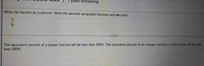 Solved Write the fraction as a percent. Write the percent | Chegg.com