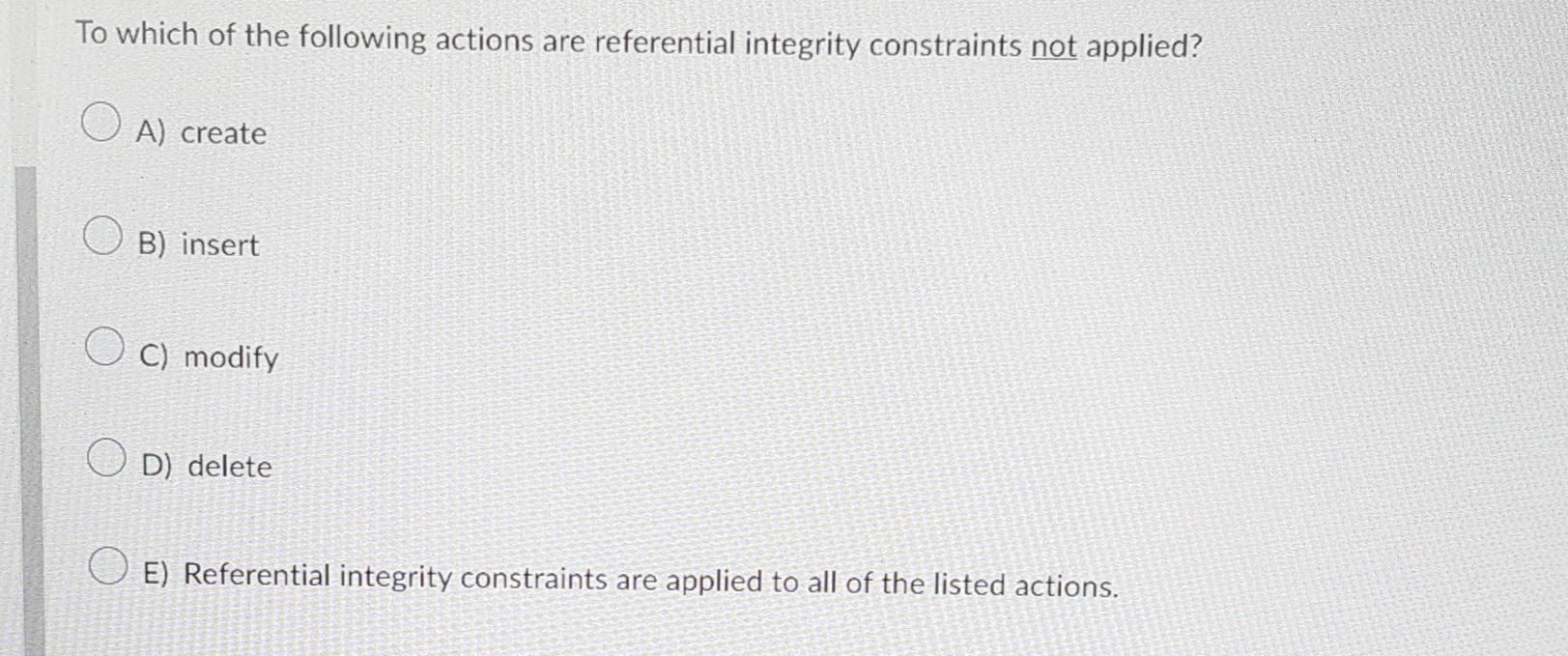 Solved To which of the following actions are referential | Chegg.com
