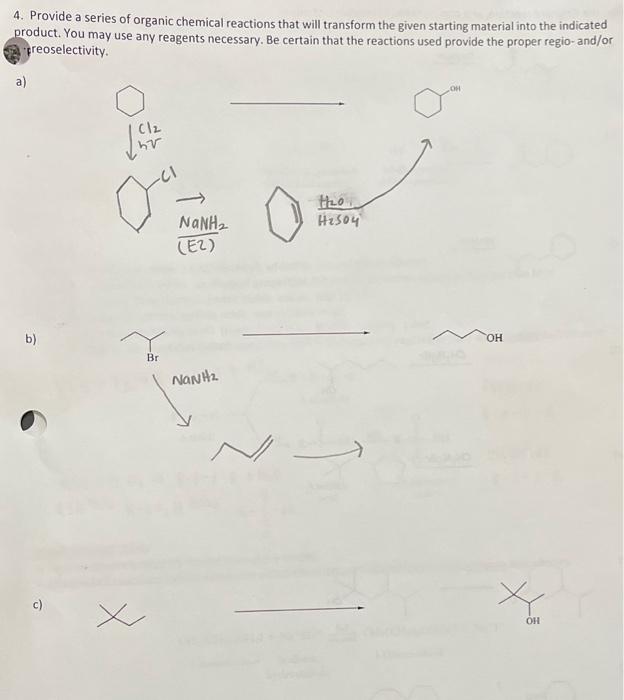 Solved 3. Provide a complete, stepwise mechanism to explain | Chegg.com