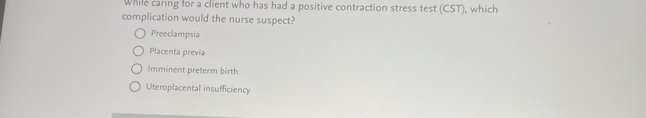 Solved While caring for a client who has had a positive | Chegg.com