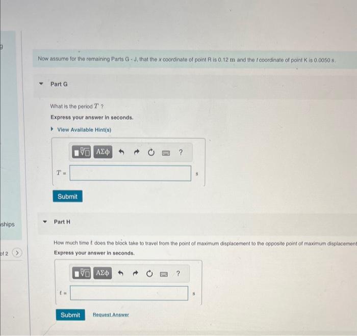 Solved An oscillating object takes 0.10 s to complete one | Chegg.com