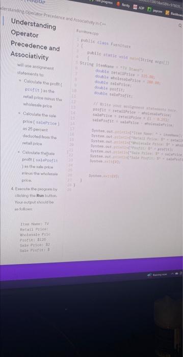 Solved CENGAGE MNDTAP ndersaning Operatoir Preceed Operator | Chegg.com