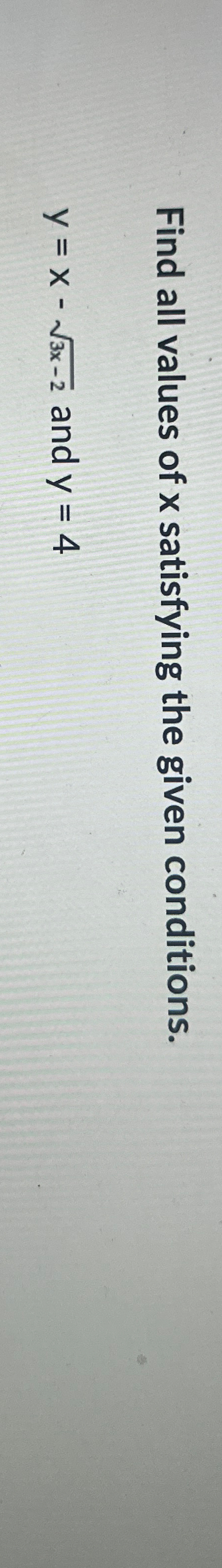 Solved Find all values of x ﻿satisfying the given | Chegg.com