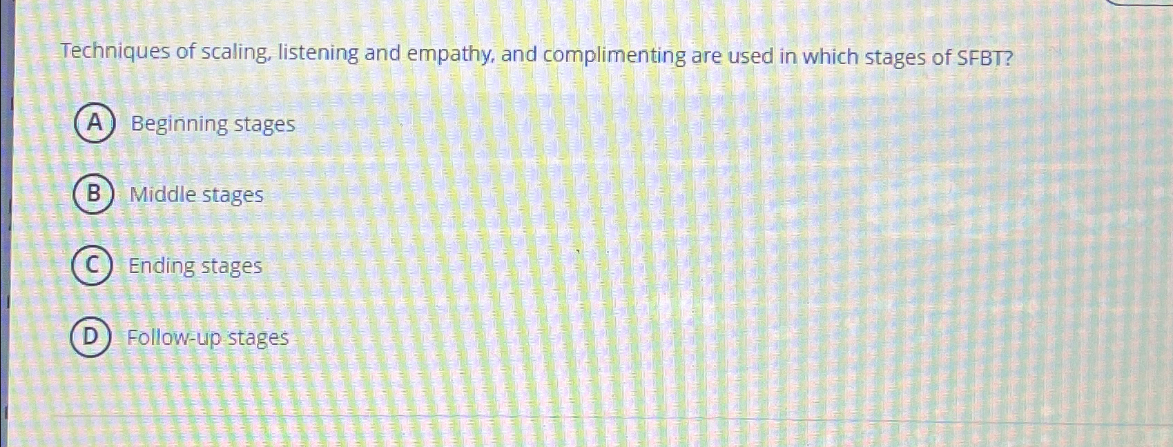Solved Techniques of scaling, listening and empathy, and | Chegg.com