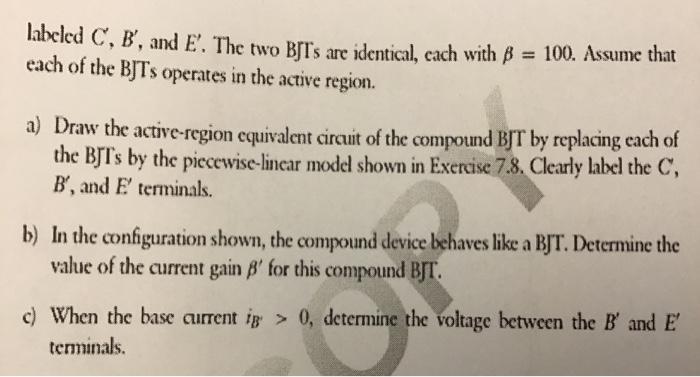 Solved Consider the compound three-terminal device formed by | Chegg.com