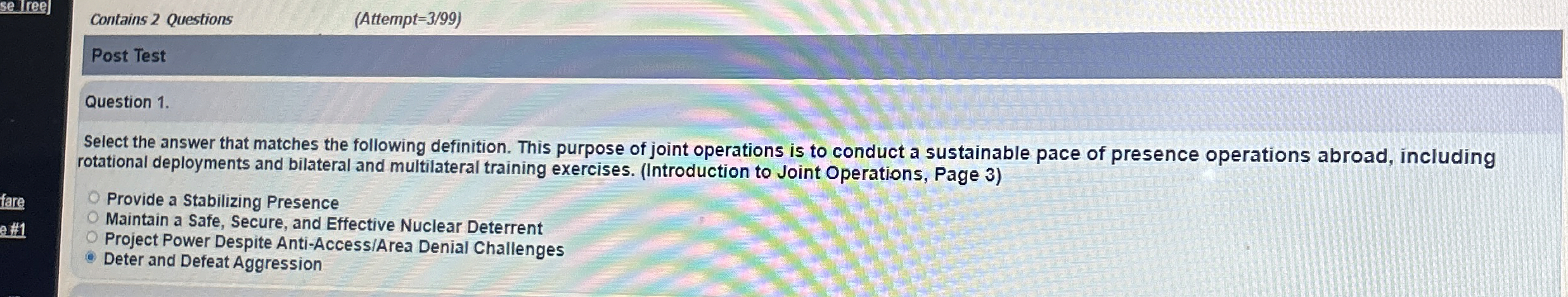 Solved Contains 2 ﻿Questions(Attempt=3/99)Post TestQuestion | Chegg.com