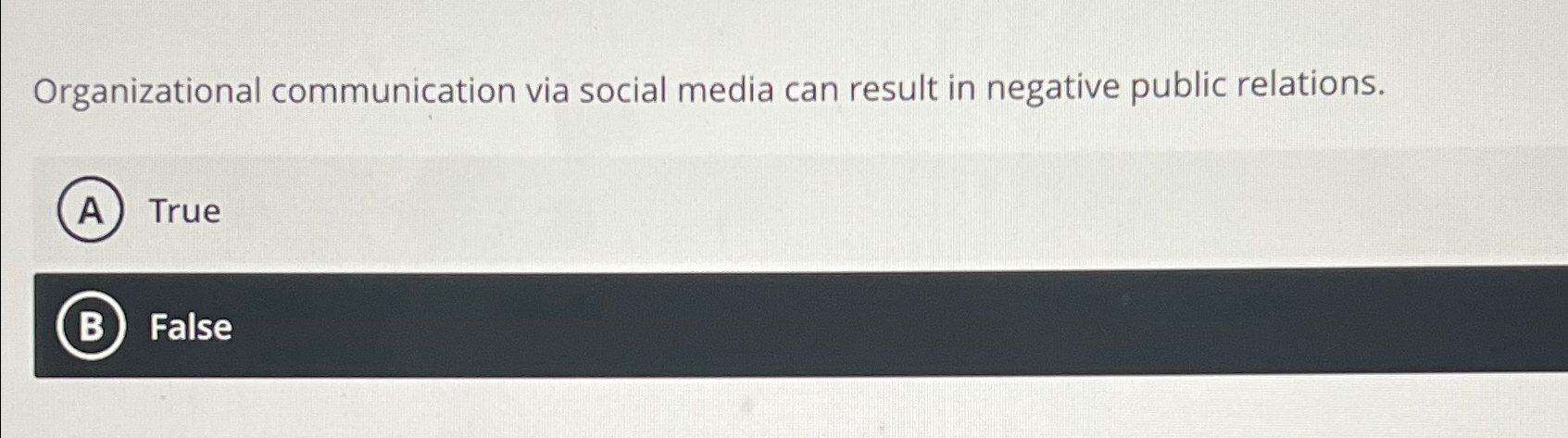 Solved Organizational communication via social media can | Chegg.com