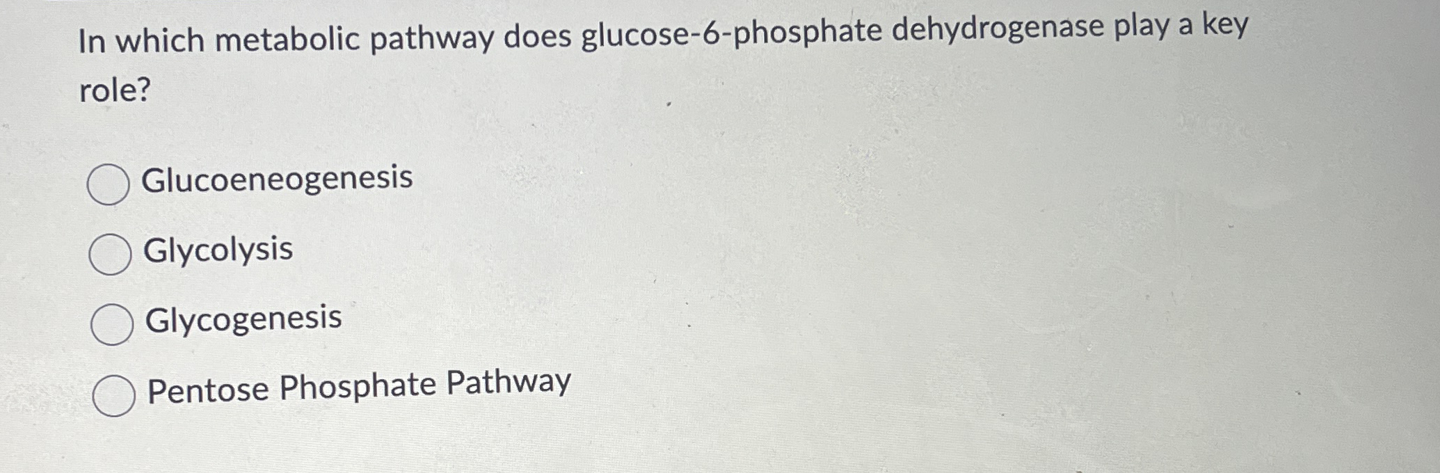 Solved In which metabolic pathway does glucose-6-phosphate | Chegg.com