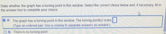 Solved Find an appropriate viewing window for the function, | Chegg.com