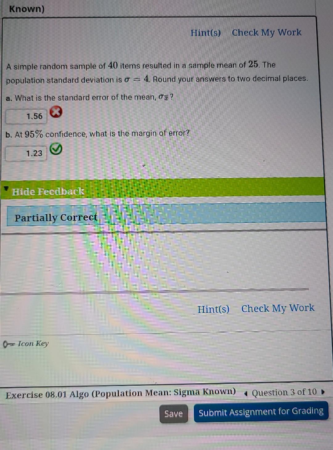 Solved A Simple Random Sample Of 40 Items Resulted In A Chegg