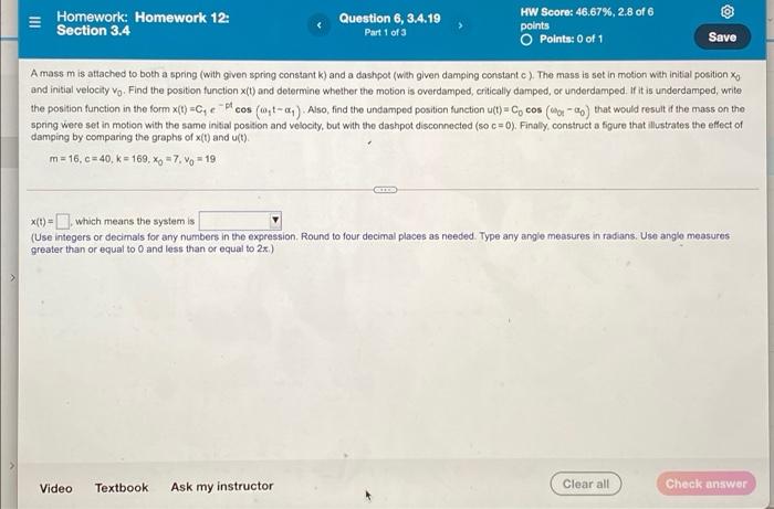Solved Homework Homework 12 Section 3 4 Question 6 3 4 19
