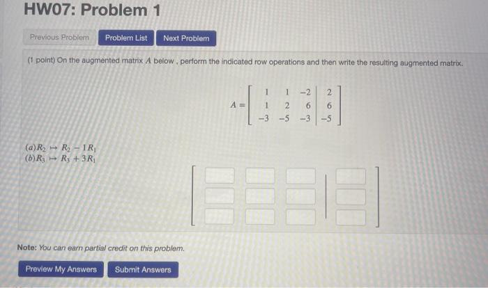 Solved HW07: Problem 1 Previous Problem Problem List Next | Chegg.com