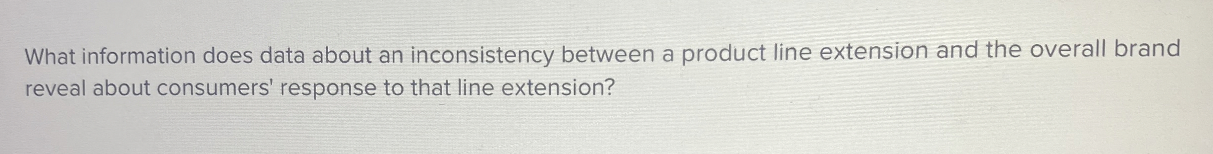Solved What information does data about an inconsistency | Chegg.com