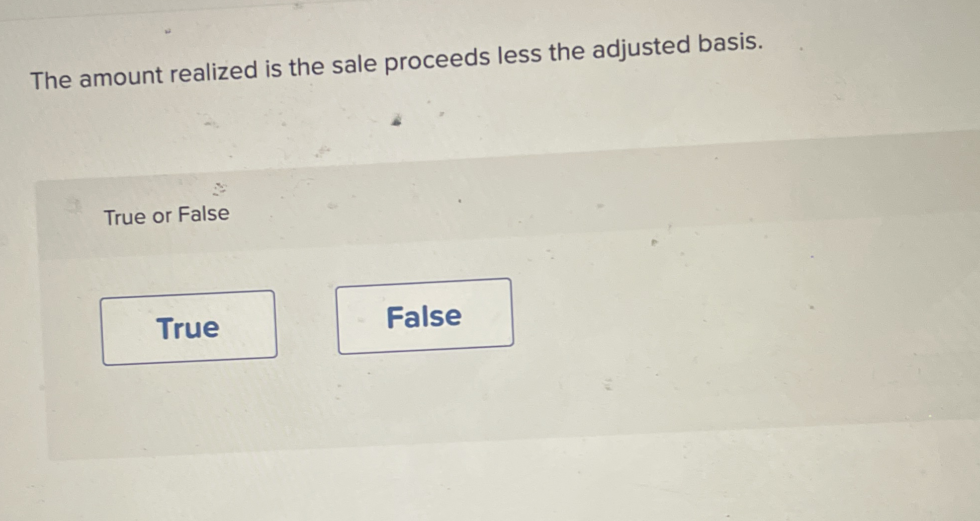 Solved The amount realized is the sale proceeds less the | Chegg.com