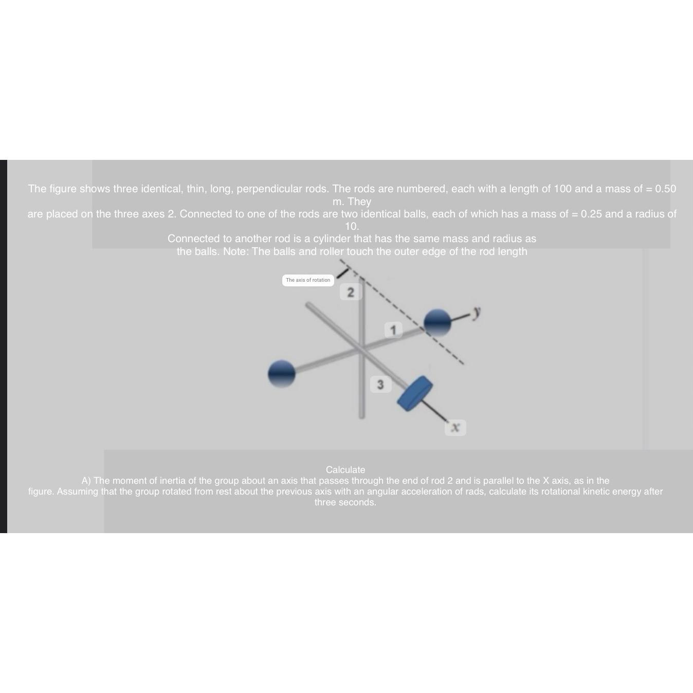 Solved The figure shows three identical, thin, long, | Chegg.com