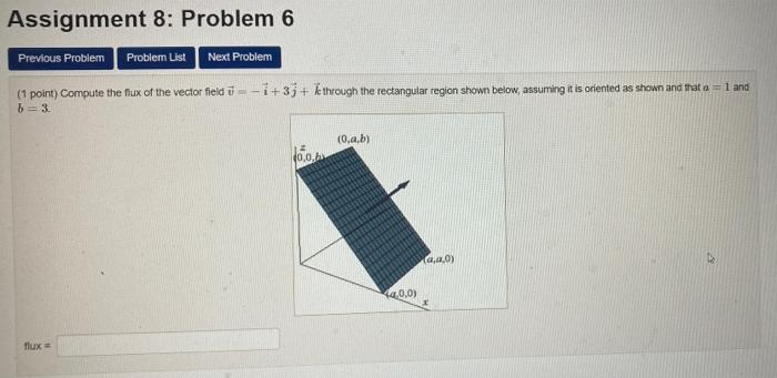 Solved Assignment 8 Problem 6 Previous Problem Problem List 9962