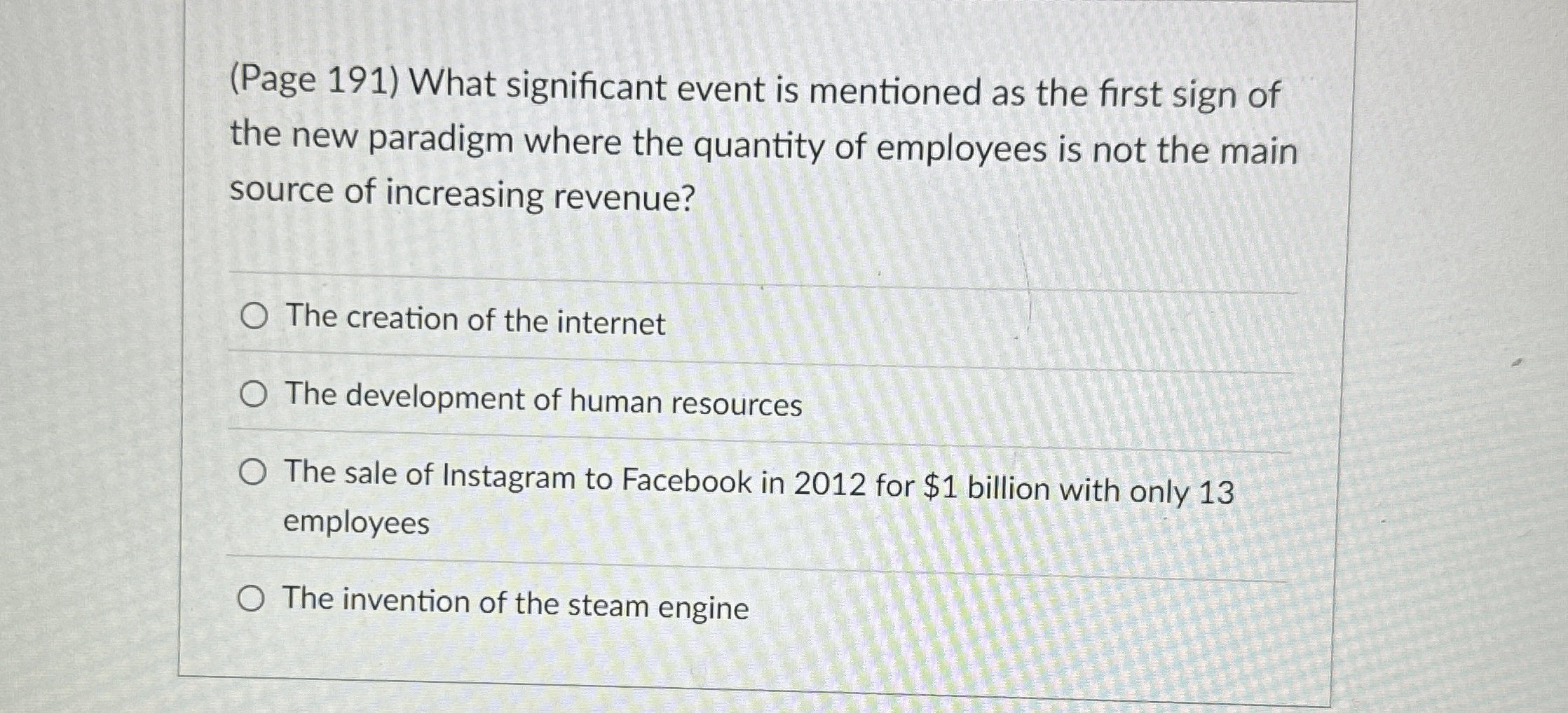 Solved What significant event is mentioned as the first sign | Chegg.com
