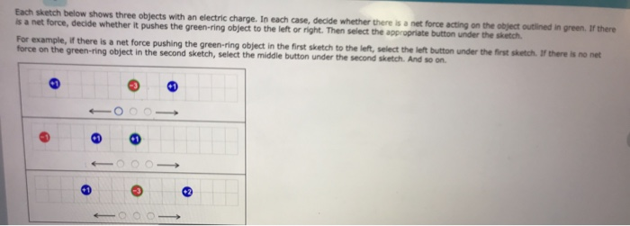 Solved Each sketch below shows three objects with an | Chegg.com