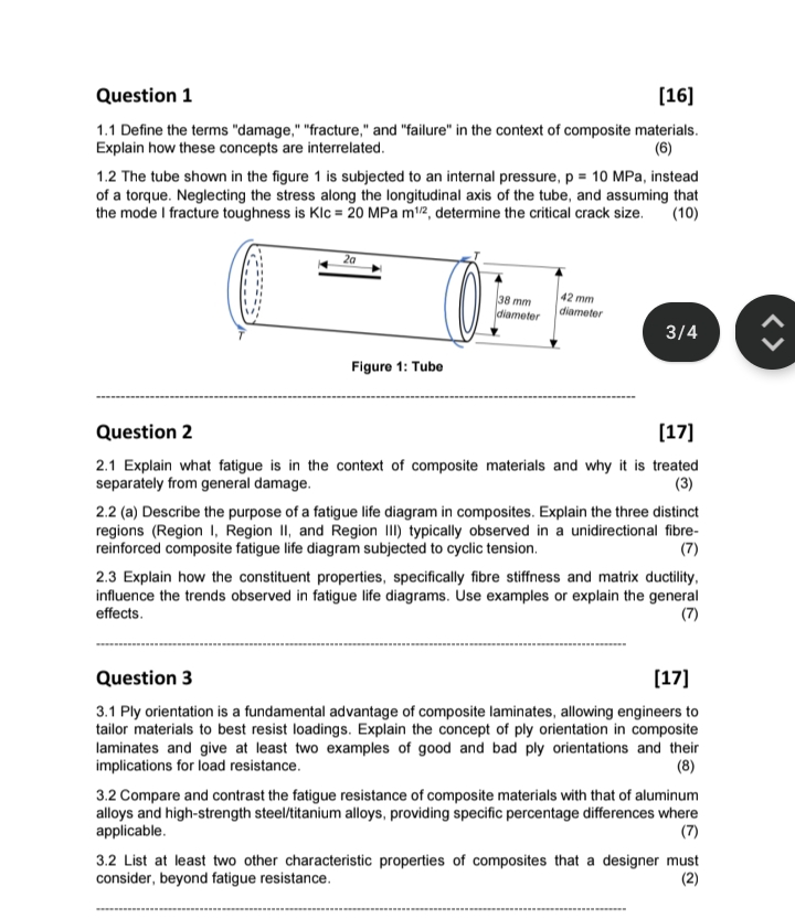 Solved Question 1[16]1.1 ﻿Define the terms "damage," | Chegg.com