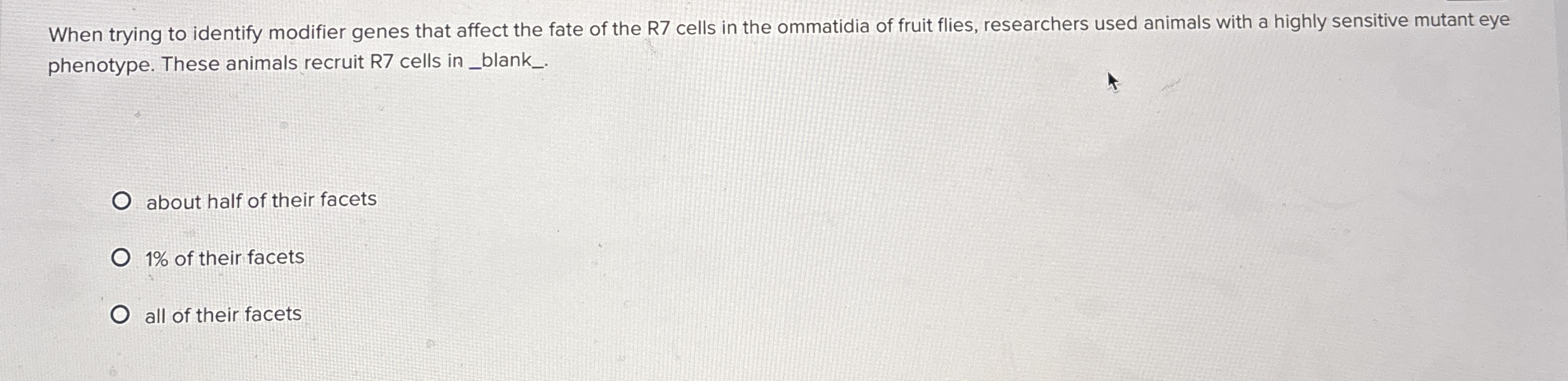 Solved When trying to identify modifier genes that affect | Chegg.com