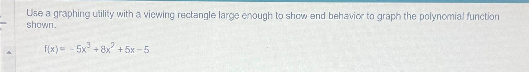 Solved Use a graphing utility with a viewing rectangle large | Chegg.com