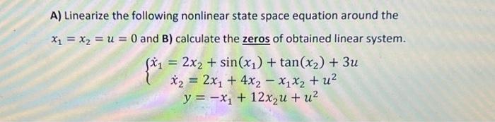 Control Theory Question 